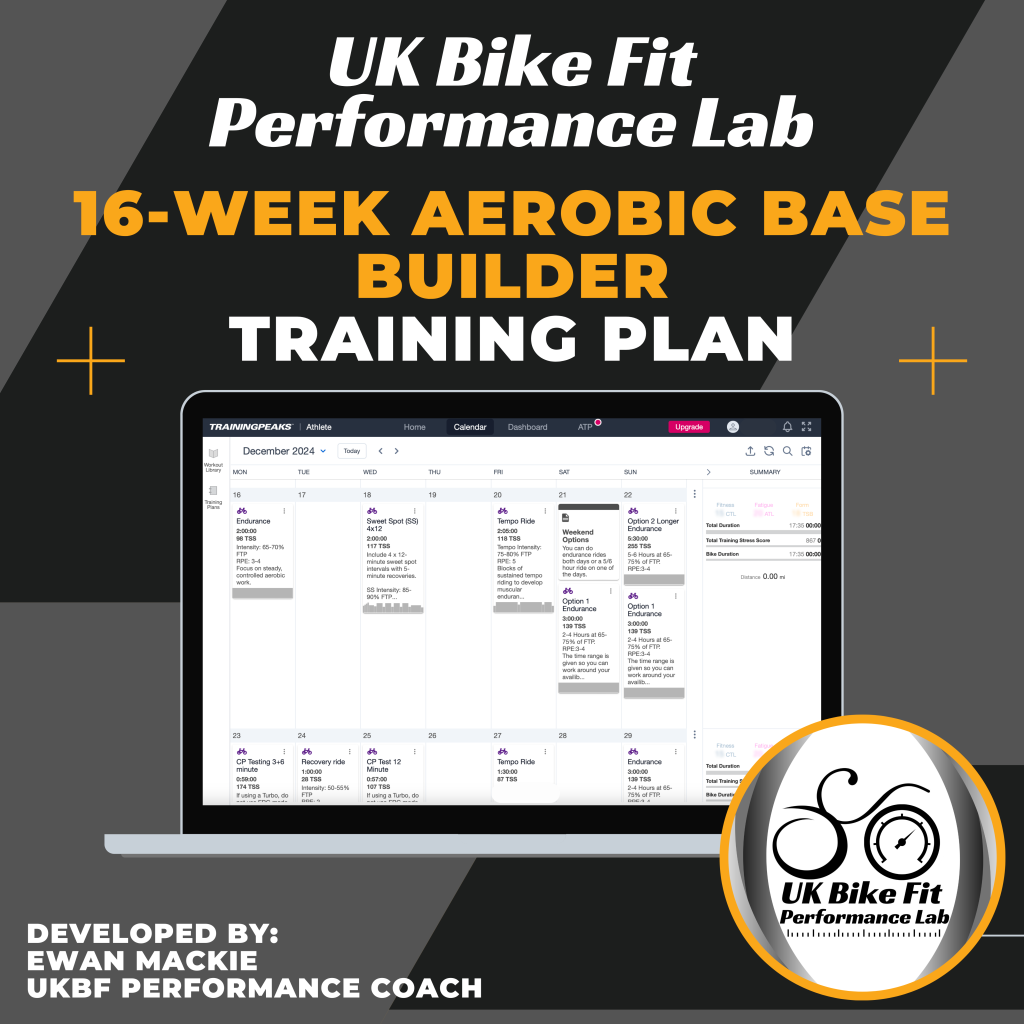 16-Week Aerobic Base Builder - Training Plan - UK Bike Fit